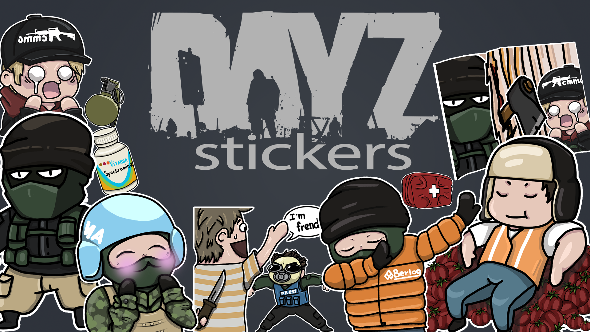 Товар Стикеры DayZ от Menmo - MagicByte Space