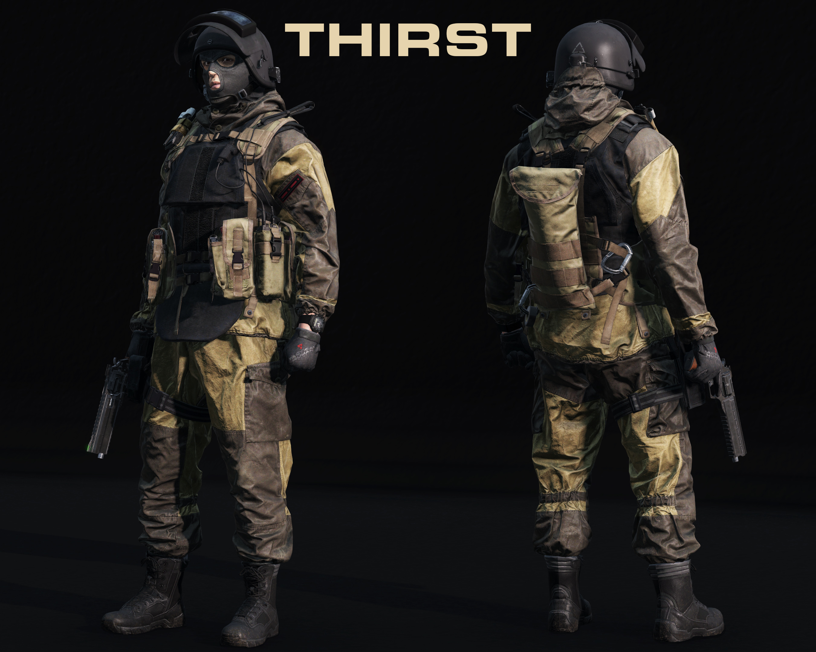 Товар Универсальный комплект одежды Thirst от Thunderjaw - MagicByte Space