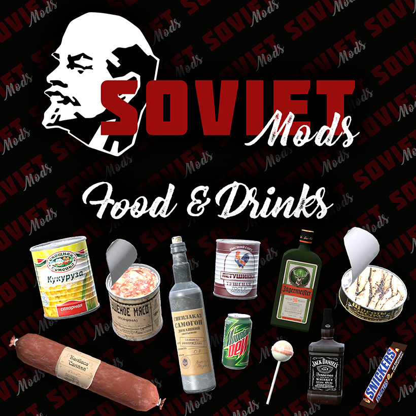 Товар Food & Drinks от Soviet Mods - MagicByte Space