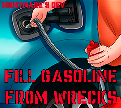 Товар Слив бензина с разбитых машин от Nightmare - MagicByte Space