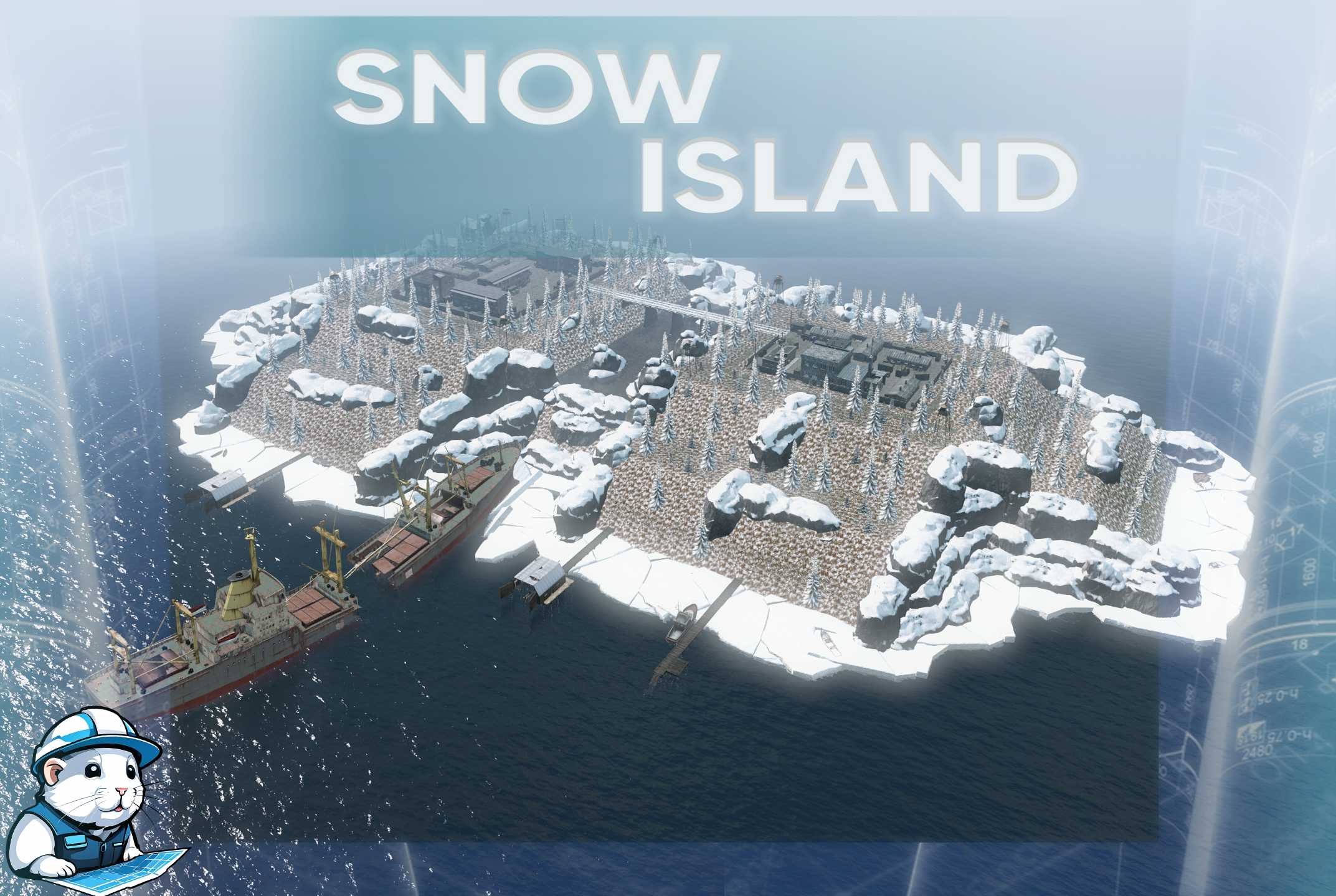 Товар Зимний остров от Xom9k - MagicByte Space